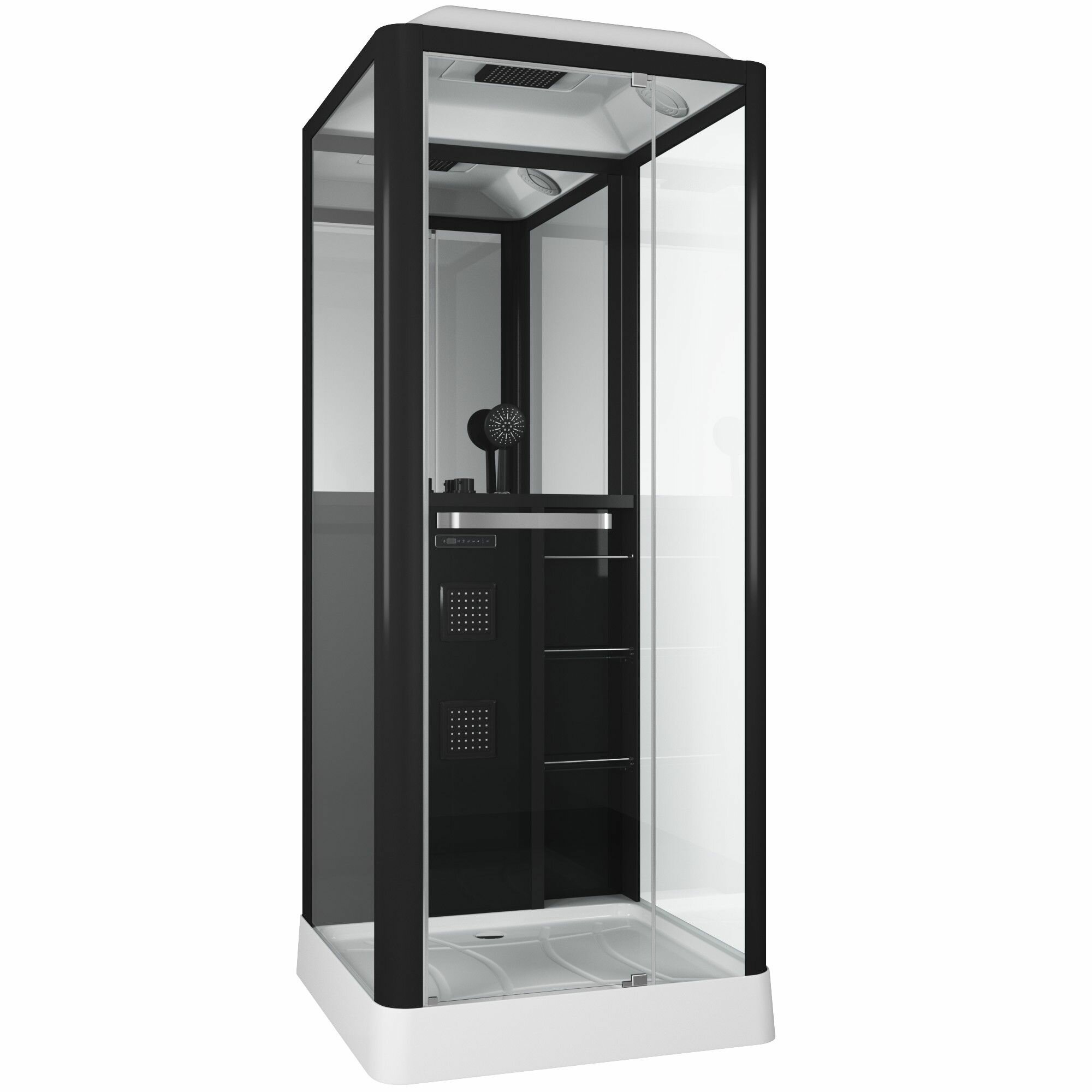 Душевая кабина Grossman GR221 (90x90x225) дверь распашная,3 места