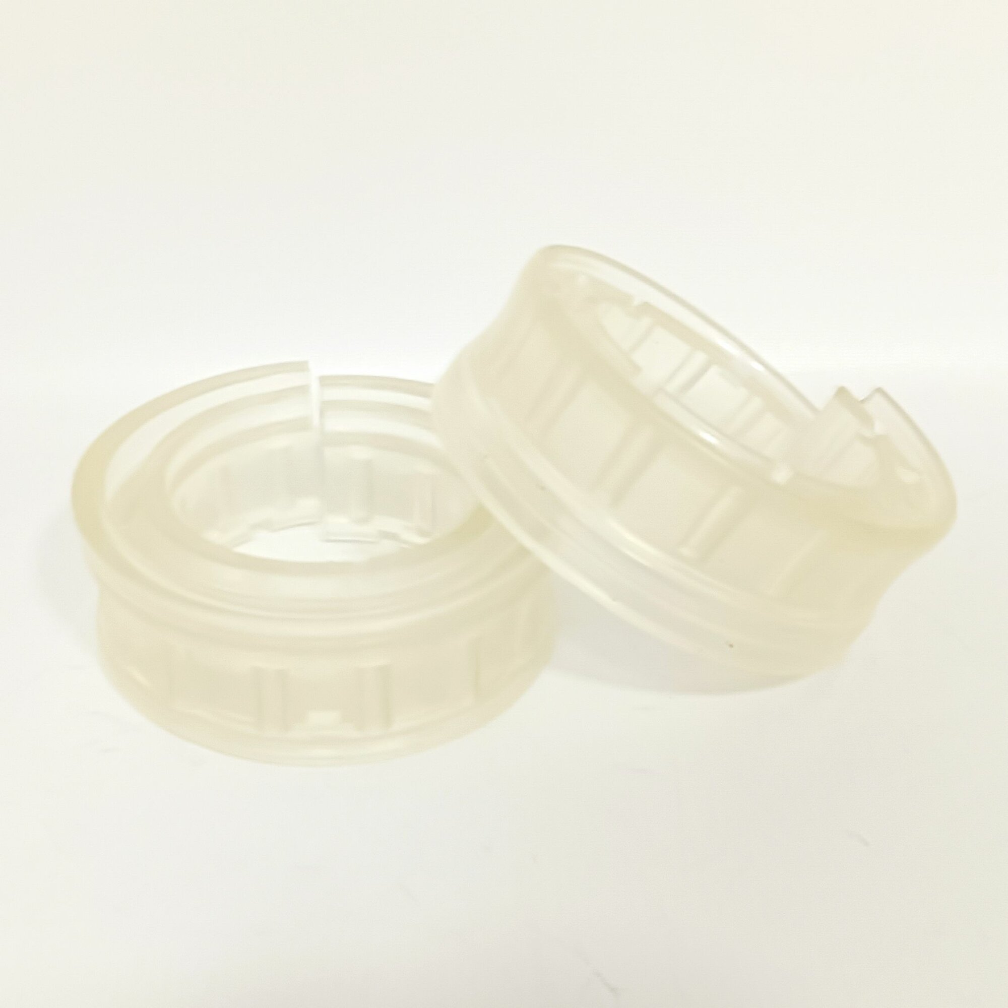 Проставки межвитковые в пружину 2шт (силикон, прозрачные автобаферы)