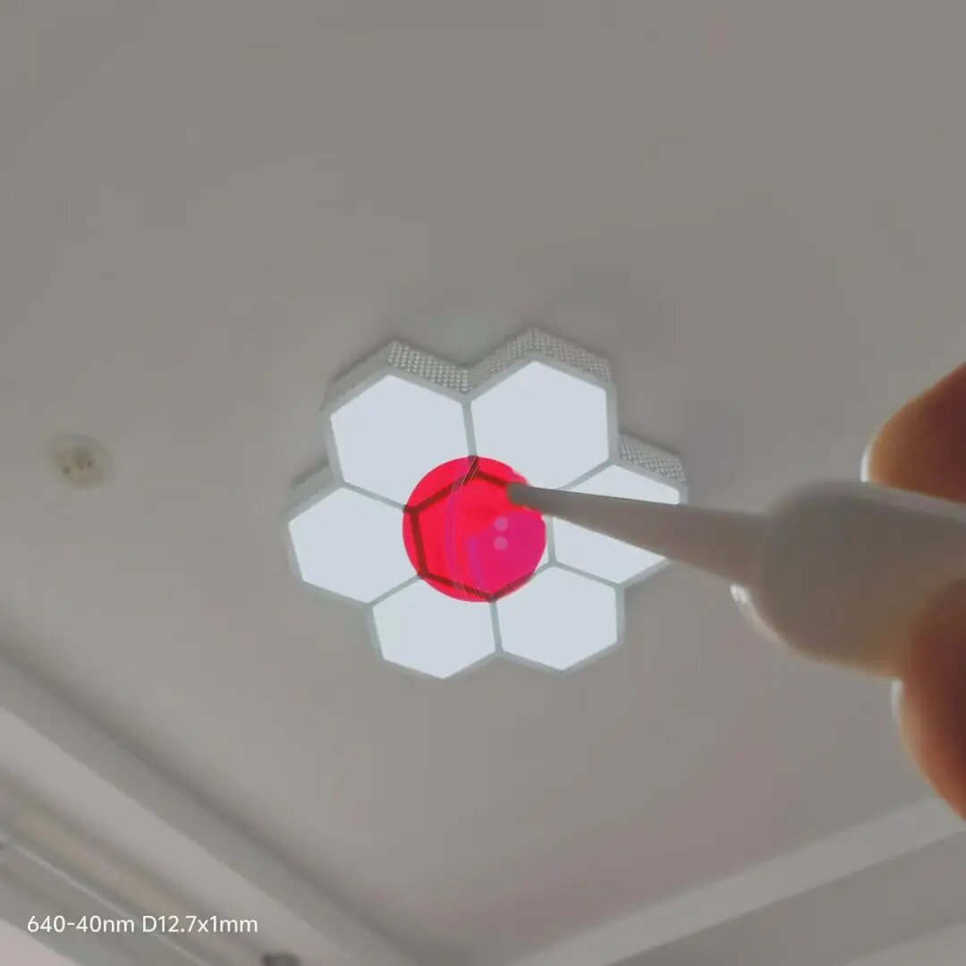 Размер Диаметр 12,7 мм и 1 мм Толщина от 620 до 660 нм Центр 640 нм Узкополосный фильтр Стекло NBP640-40 нм