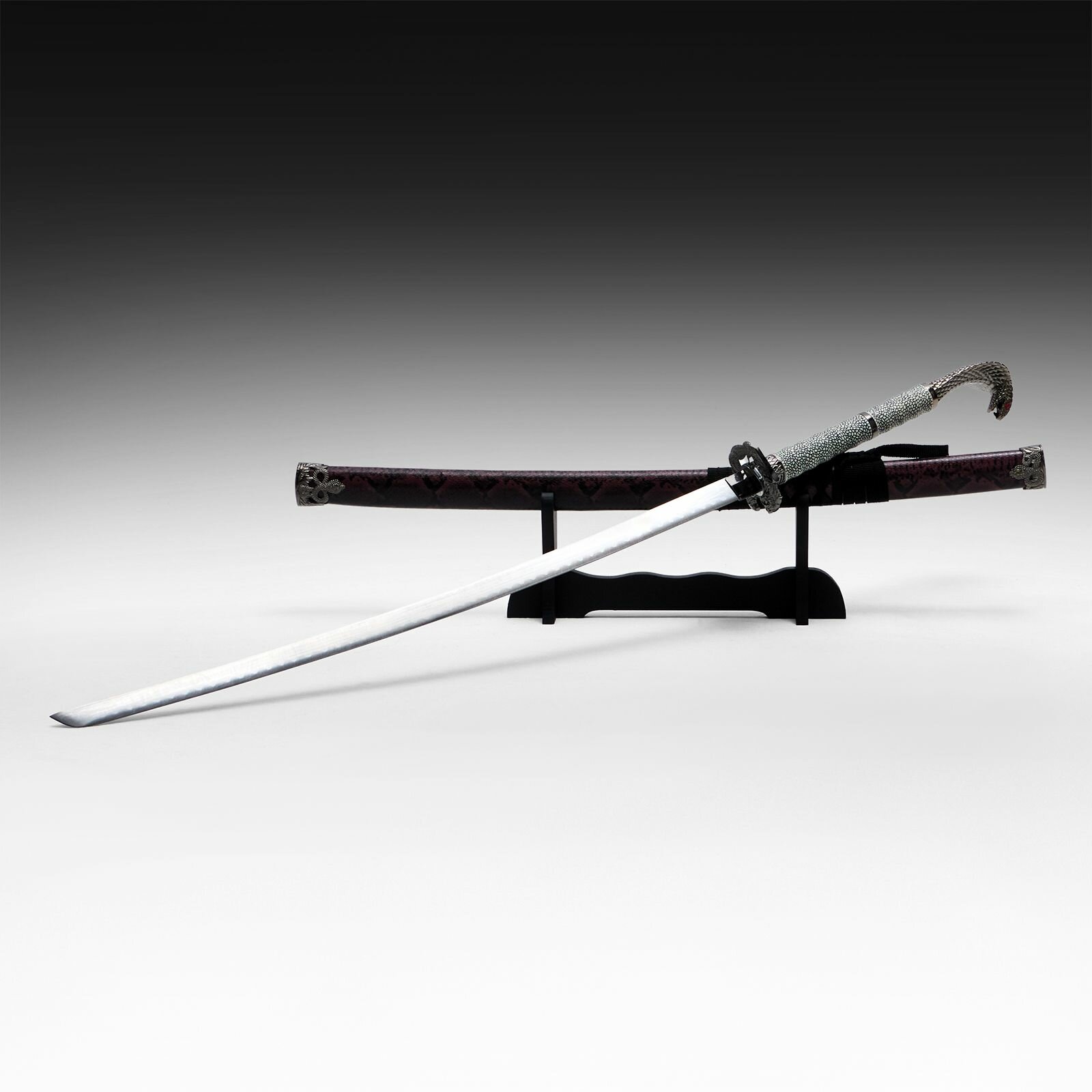 Сувенирное оружие Катана Рику 107см, рукоять под змеиную кожу