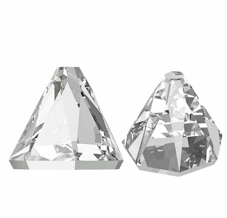 Swarovski кристаллы Flatback Round Spike Crystal (5шт)