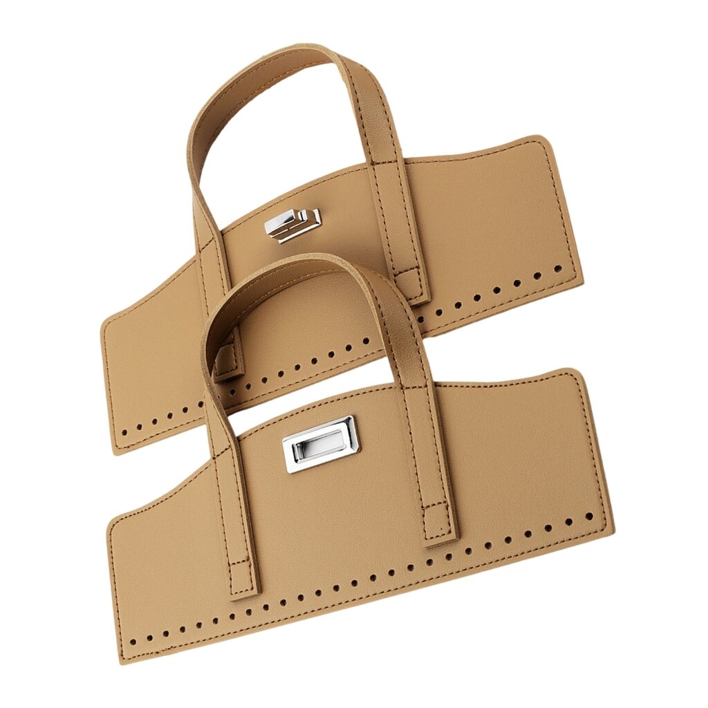 Ручка для сумки из искусственной кожи и крышка с клапаном для сумки с металлическим замком, съемные аксессуары для замены сумок для персонализированной сумки