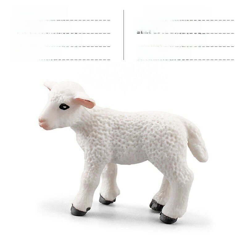 Pvc лесной ослик альпака овца фигурки для детей обучение и коллекционирование стиль g