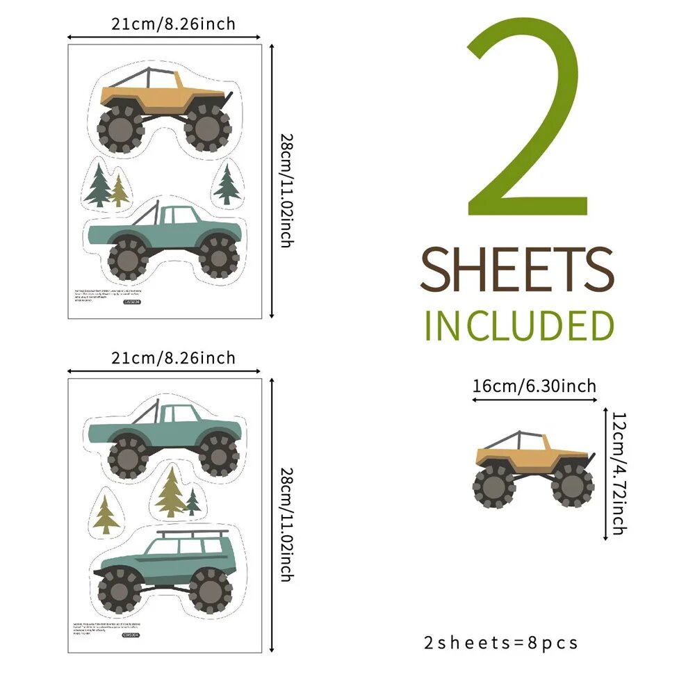 Водонепроницаемая самоклеящаяся плинтусная наклейка из ПВХ для детской BS109 car