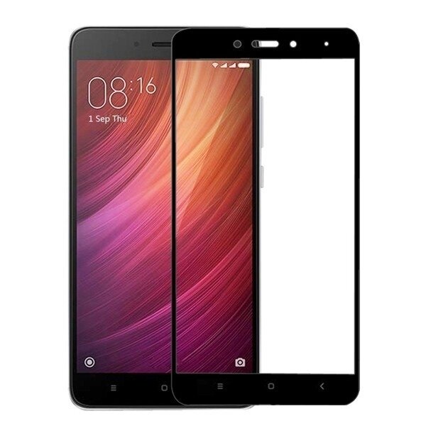 Защитное стекло на Xiaomi Redmi Note 4 FaisON полноэкранное черное