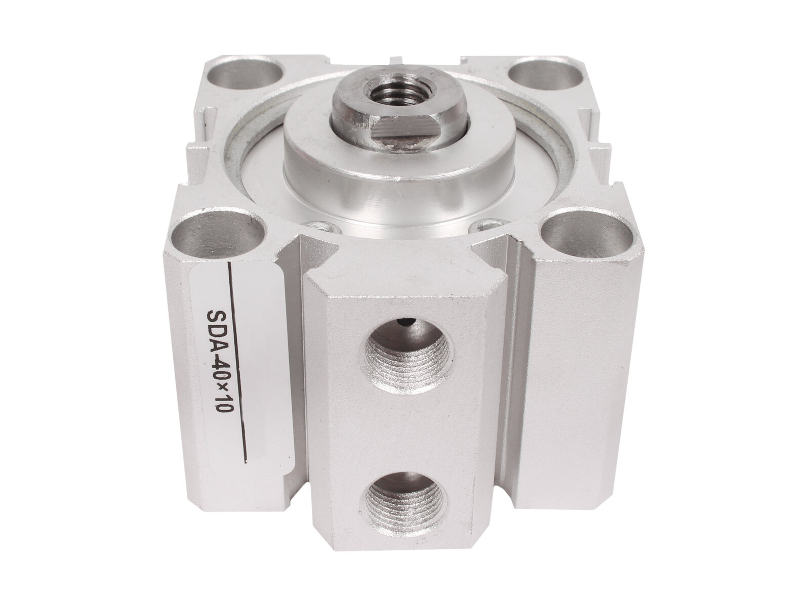 Пневмоцилиндр, SDA40х10, алюминиевый корпус, односторонний шток, 10мм