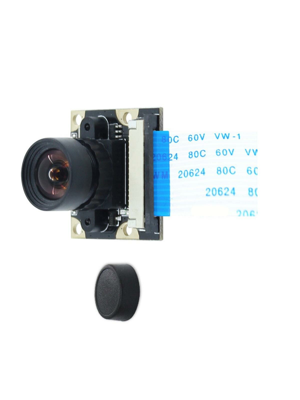 Camera Webcam 5MP 1080p Fisheye Wide Angle Night View Video Module for RPi 3B+4B Models