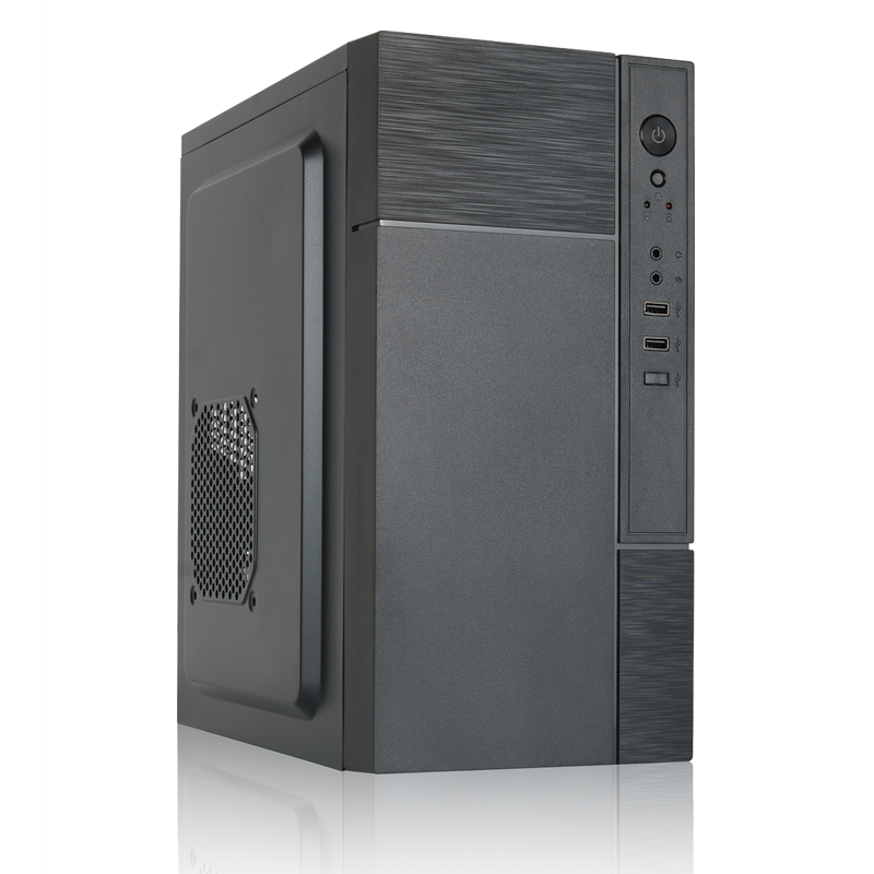 Foxline Корпус Minitower Foxline Forza FZ-017-SX450R, mATX, черный (450Вт)