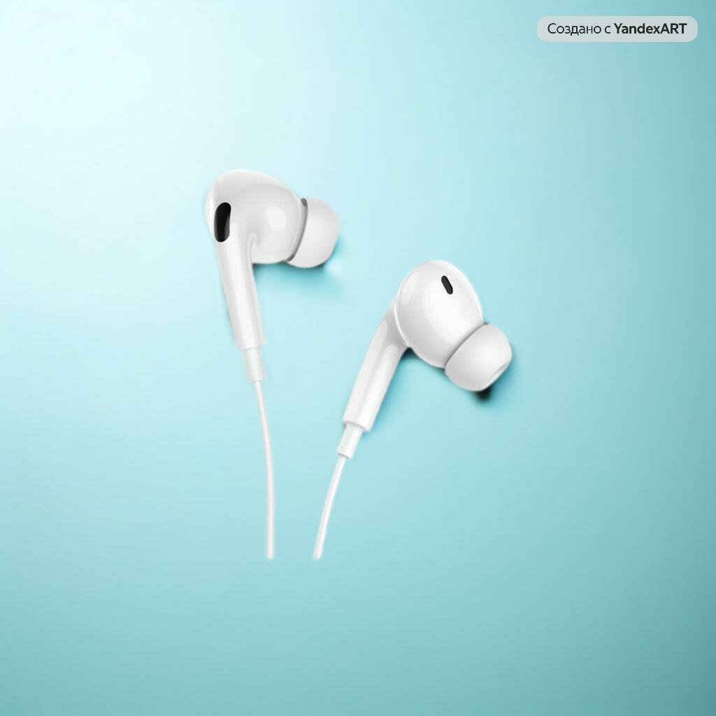 Наушники Hoco "M101 Pro", проводные, с микрофоном, Type-C, белые