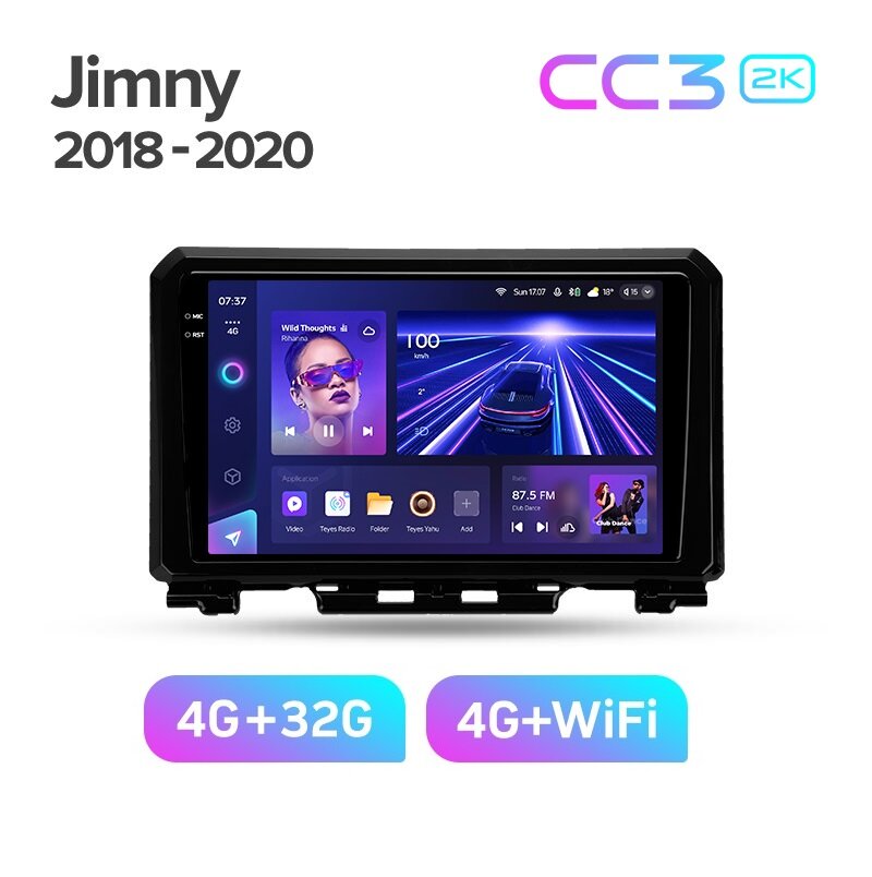 Магнитола TEYES SUZUKI JIMNY 2018-2020 г. CC3 2K 4/32ГБ