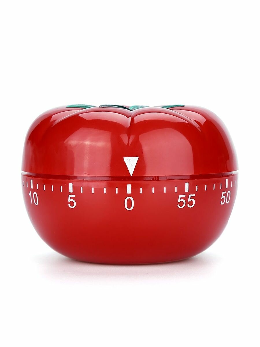 Механический таймер обратного отсчета в форме помидора на 60 минут для приготовления пищи и выпечки на кухне, компактный дизайн 6,3 x 4,5 см
