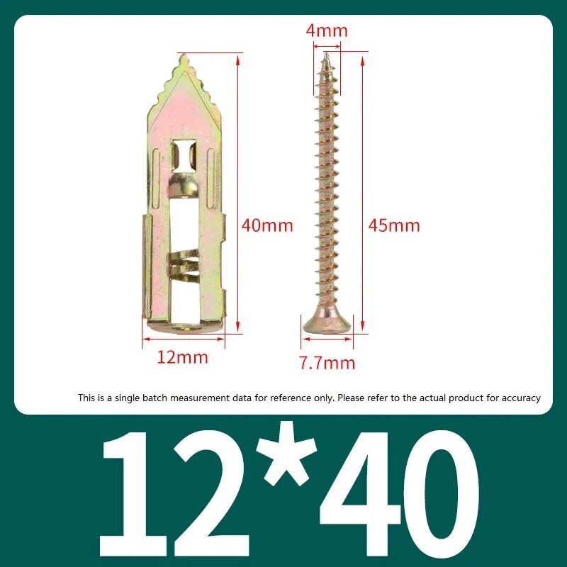 Анкера для гипсокартона из нержавеющей стали No2(5pcs)