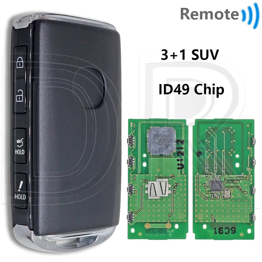 Отличный ID49чип 315/433 МГц WAZSKE13D03/13E03 OEM PCB Автомобильный дистанционный ключ для Mazda 2 3 CX-5 CX-8 CX-9 CX50 CX90 MX5 M6 MIATA 2019-2023 4 BT SUV HOLD, 315MHz Blade B