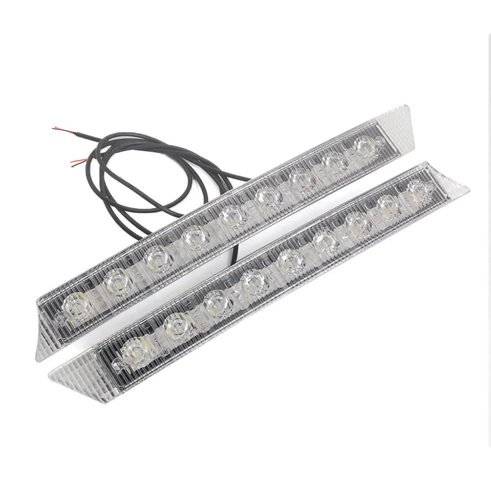 Принадлежности для шашлыков @ FUKA 2 шт. автомобиля 9 Светодиодный дневной светильник DRL Противотуманные фары лампа Дневной светильник s 12V Подходит для Audi A1 A3 A4 A5 Q3 A8 Q5 R8 седан авто-Стайлинг