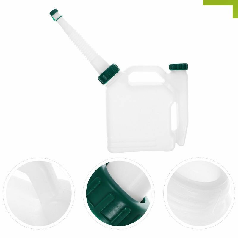 Портативная бутылка для смешивания масла и бензина 1,5 л, поддон для слива, резервуар для двухтактного двигателя, удобный и практичный контейнер