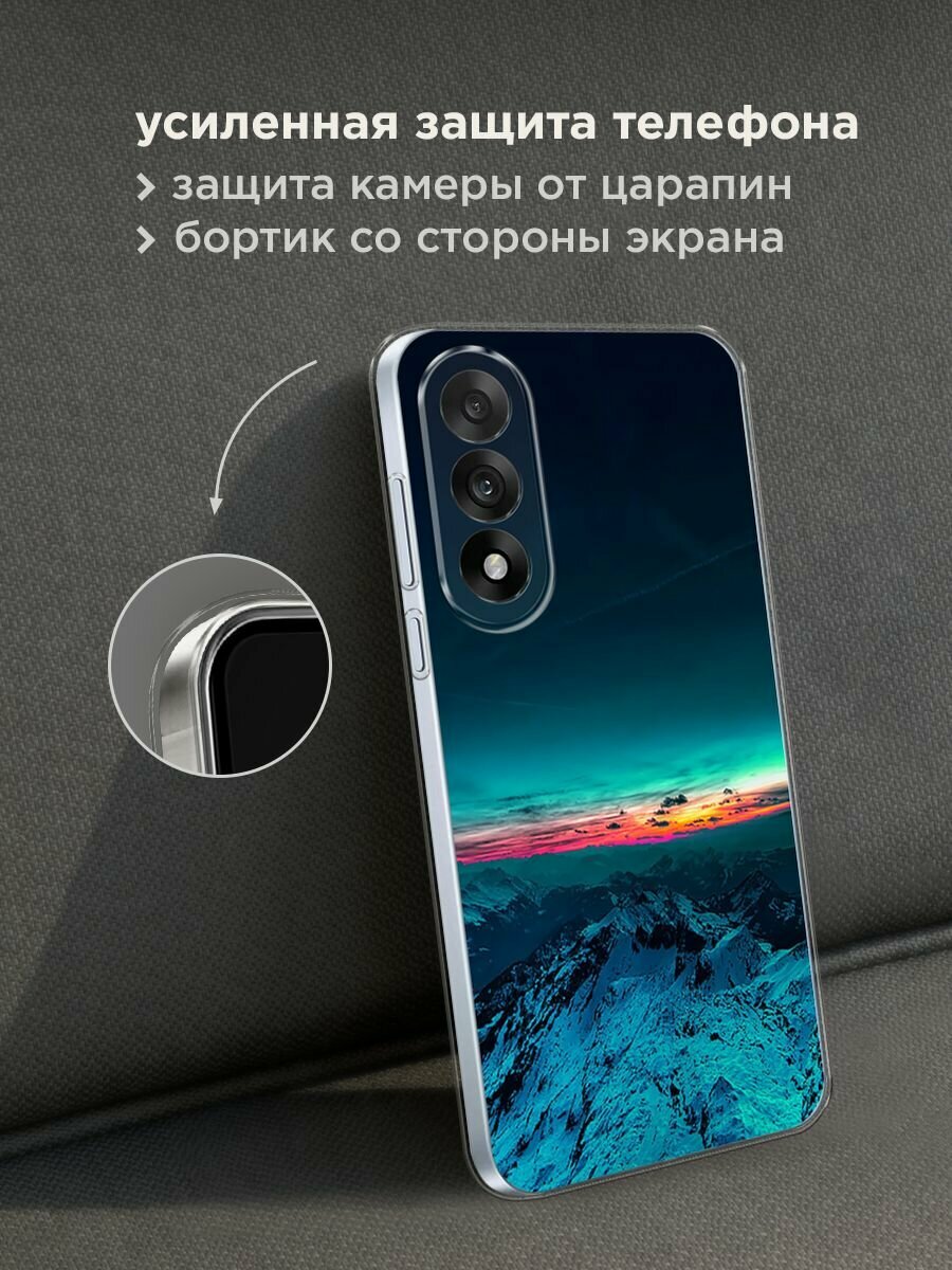 Чехол на OnePlus Nord 5 / Ван Плас Норд 5 с принтом "Закат в горах" — фото 1