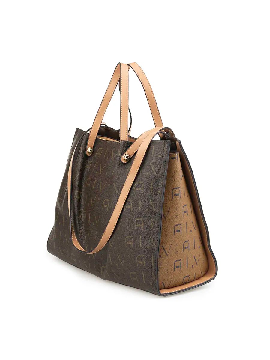 Сумка BAGGINI , коричневый/бежевый — фото 1