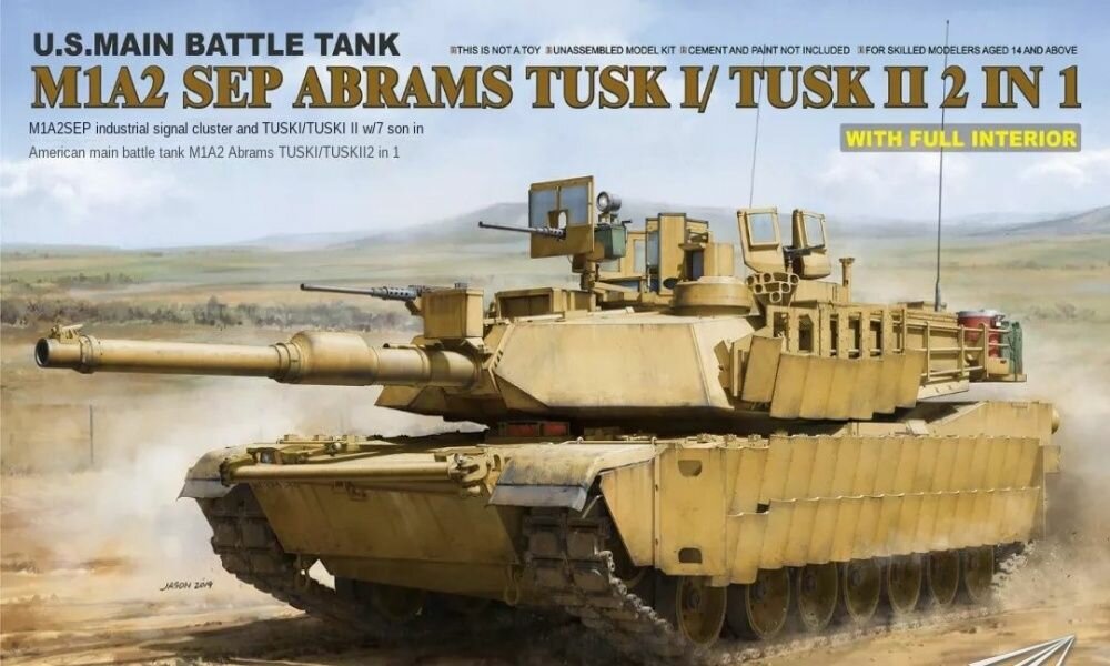 Rye Field RFM 5026 1/35 m1a2 sep abrams tusk i/tusk ii 2 in 1 Включение Общая внутренняя структура Модель танка