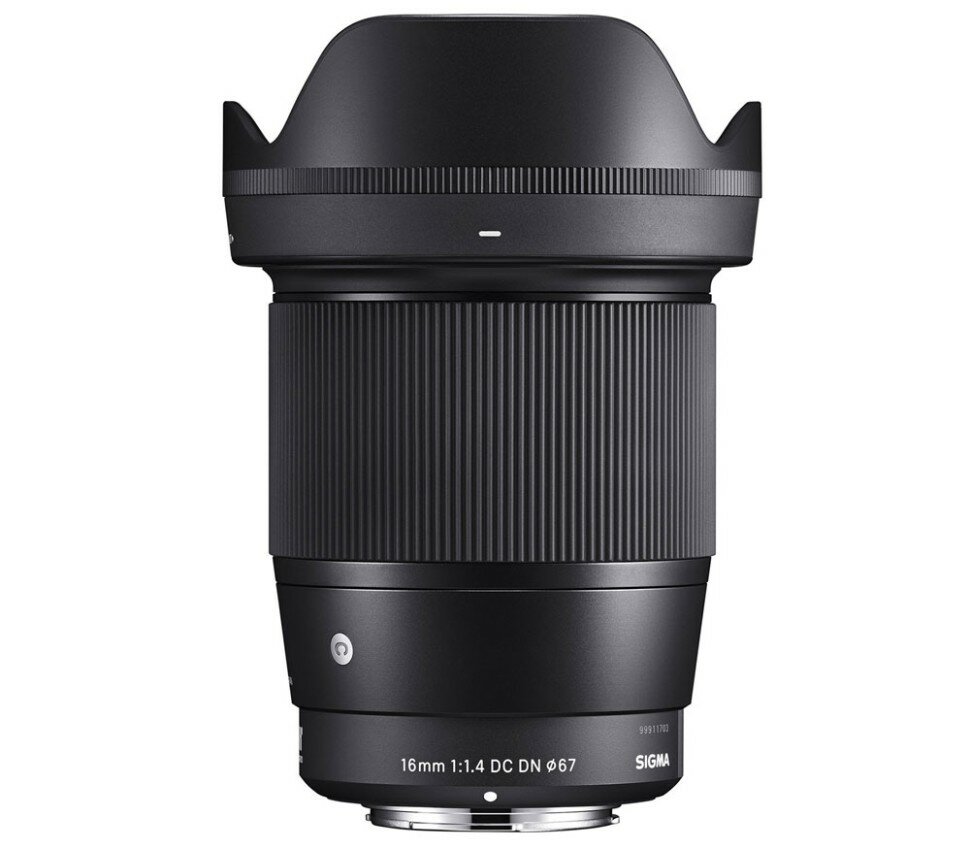 Объектив Sigma AF 16mm f/1.4 DC DN Contemporary Canon RF (APS-C)