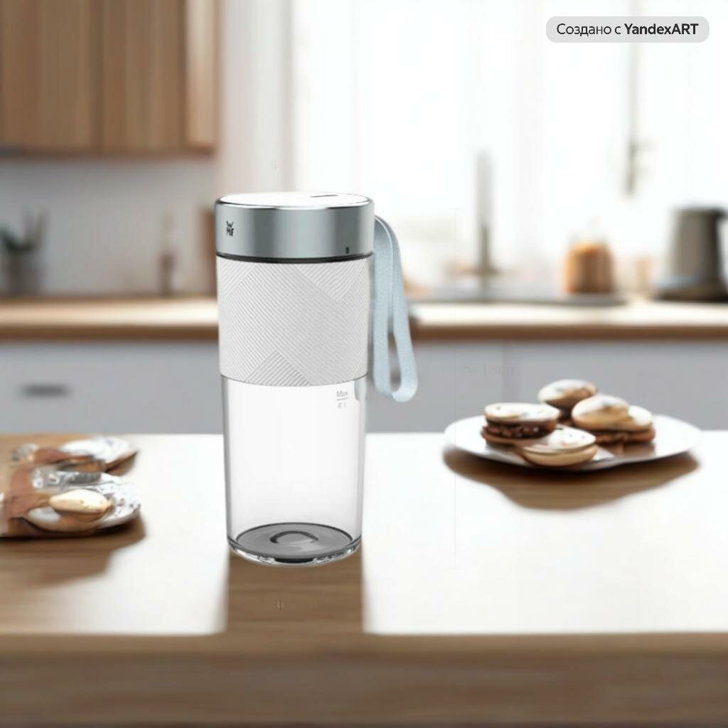 WMF Kitchenminis Mix on the go блендер (белый) портативный для смузи