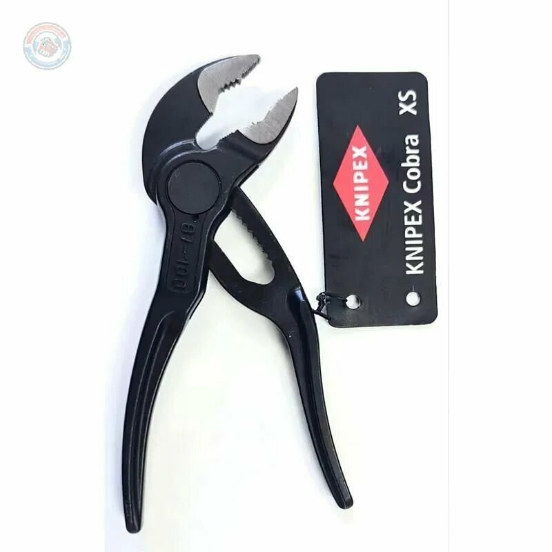 Клещи переставные Knipex Cobra XS 100 мм компактные сантехнические клещи для мотоцикла и велосипеда тонкая головка одноручная регулировка