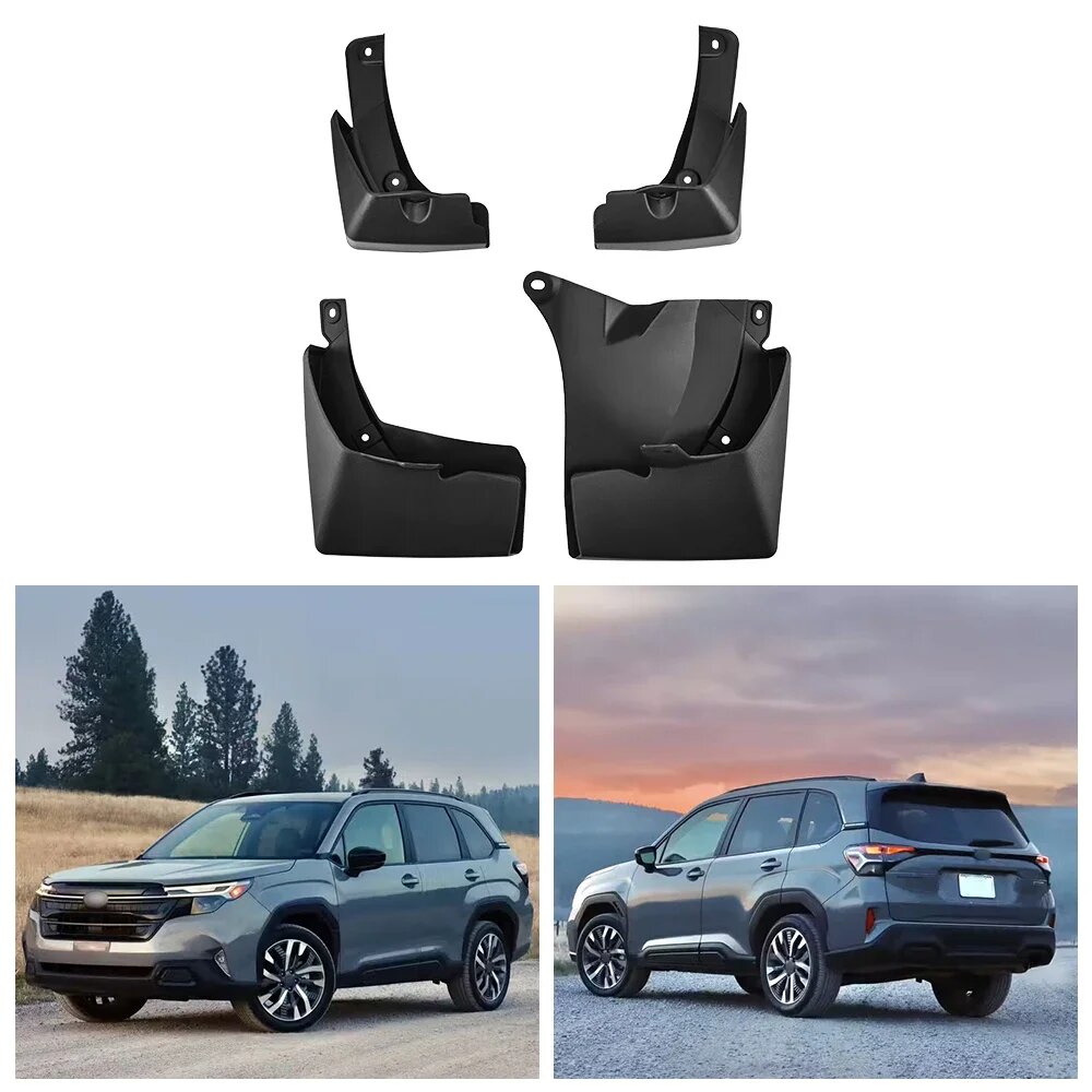 Брызговики, подходят для Subaru Forester 2025, брызговики для шин, брызговики, аксессуары для защиты колес, передние и задние колеса