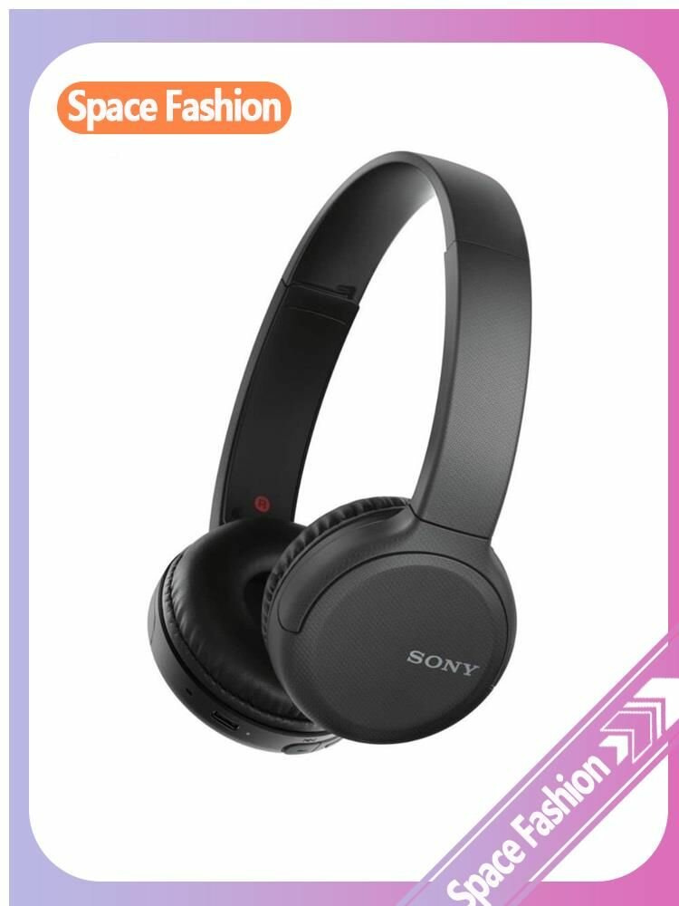 Sony Наушники беспроводные с микрофоном Sony WH-CH510, Bluetooth, microUSB, черный матовый беспроводная гарнитура черный цвет