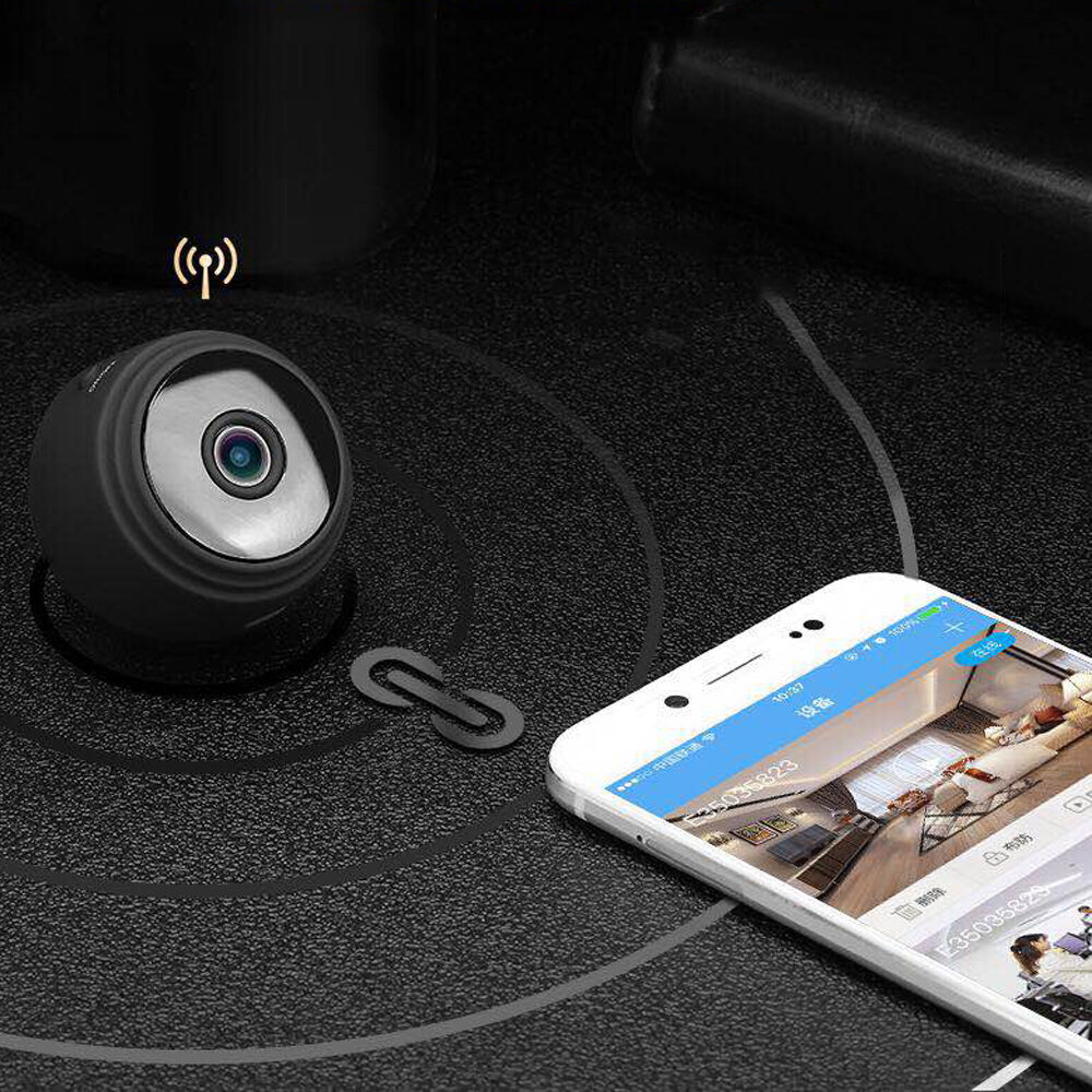 Мини WIFI камера наружная портативная металлическая камера легкая камера ночного видения 1080P циклическая запись с держателем