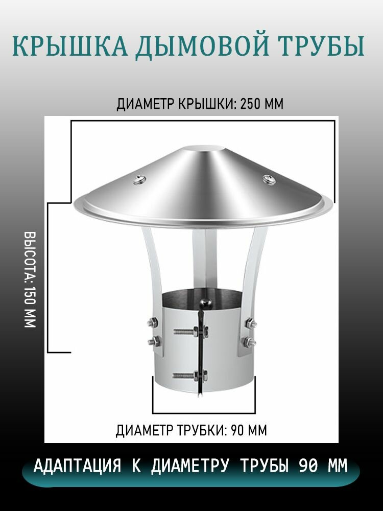 Головка Дымохода; Для Выхлопной Трубы; Зонт Из Нержавеющей Стали Для Трубы