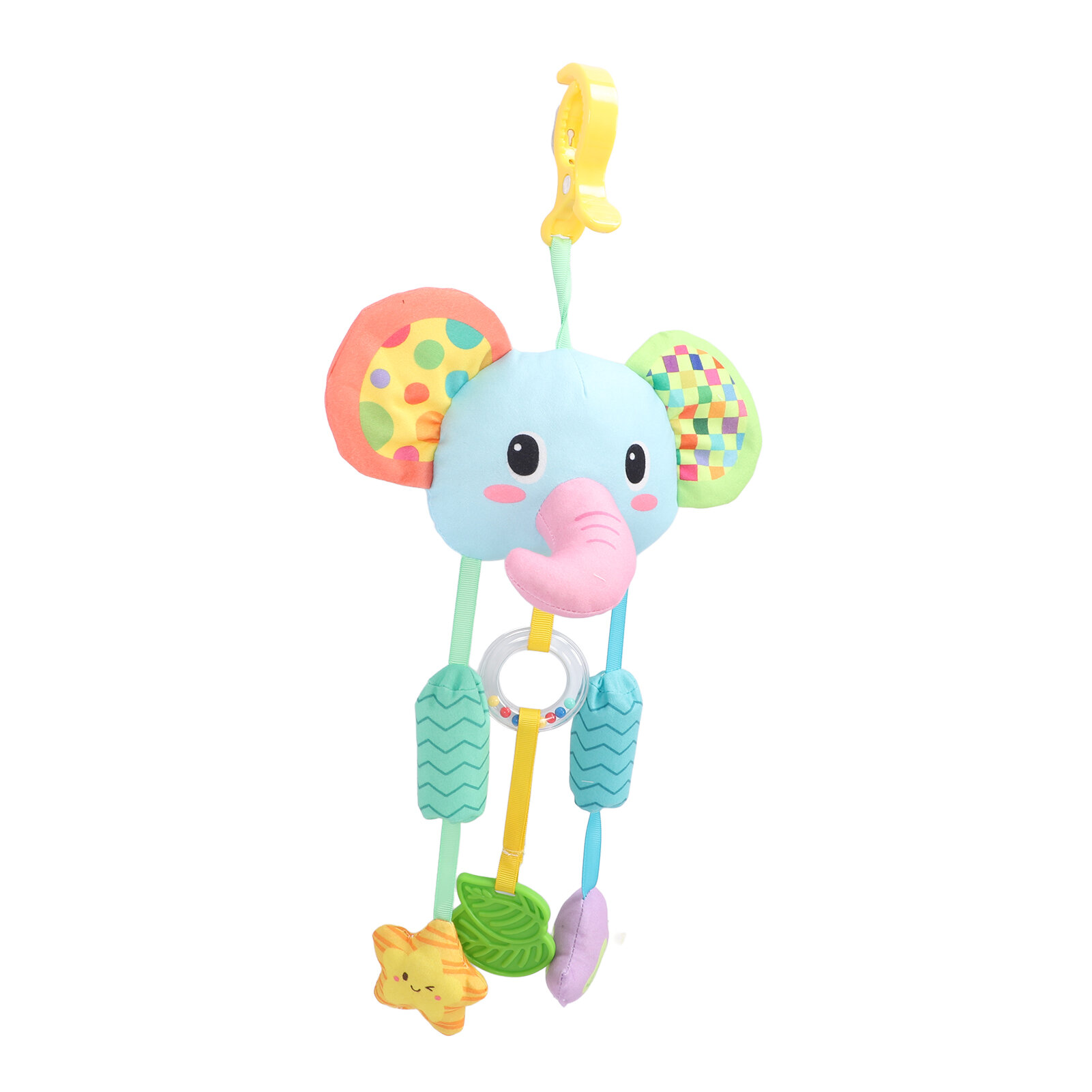 Мобильный детский игрушка на кроватку, красочный и милый рундук, портативный клип для прогулки в коляске и автомобиле