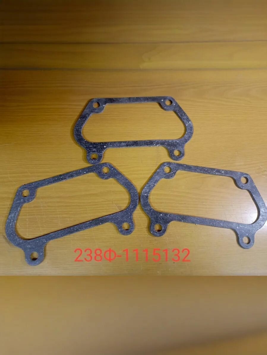 238Ф-1115132 Прокладка впускного коллектора (паронит 3 мм)- 3шт.