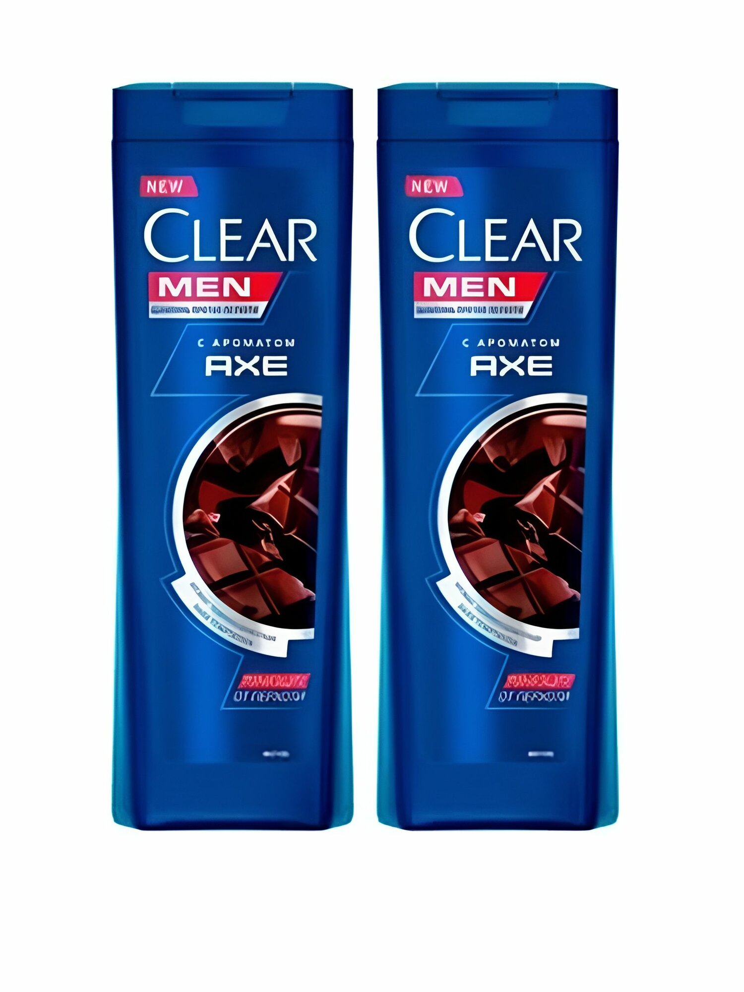 Шампунь для мужчин Клиар Мен Axe Dark Temptation темный шоколад против перхоти 380 мл. Набор 2 шт.