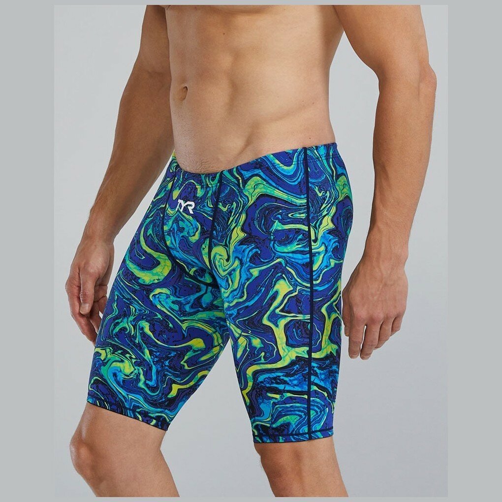 Гидрошорты TYR Thresher Hyperblitz Jammer Swimsuit (28, 487 Голубой)