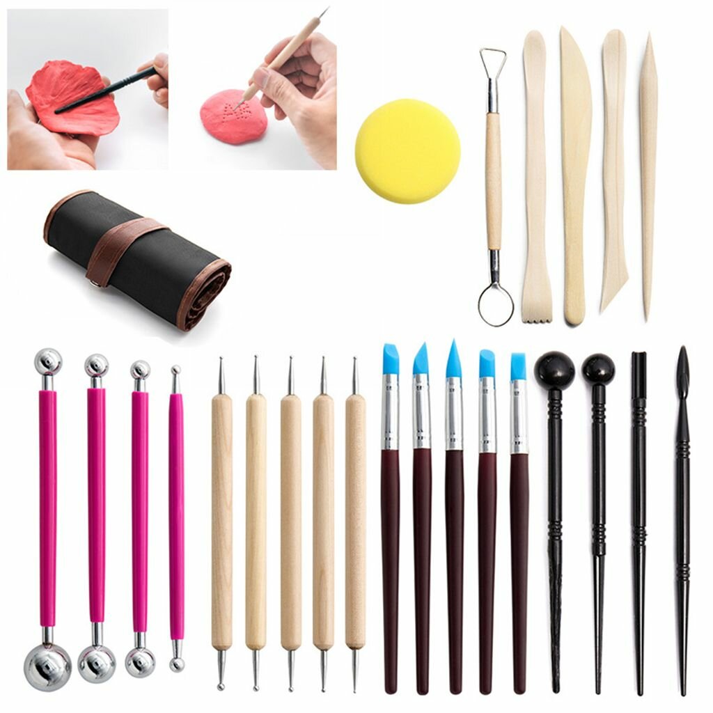 Гончарные инструменты 24шт набор
