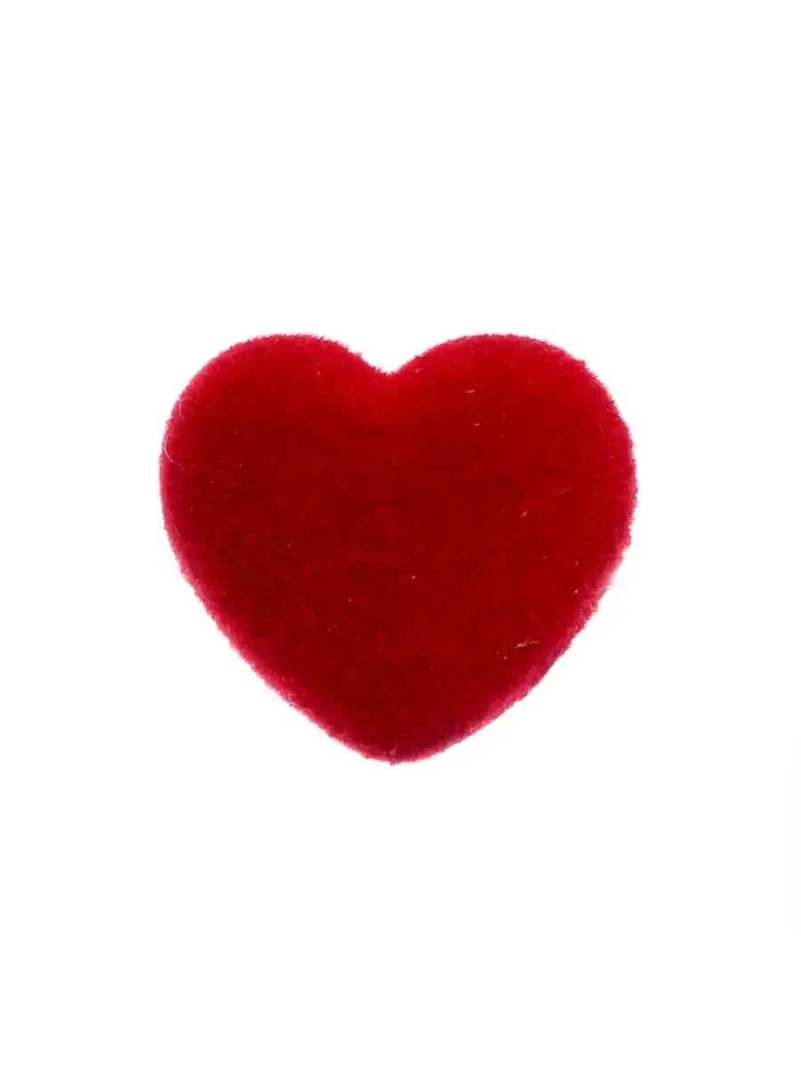 Носик винтовой с заглушкой в форме сердца, ворсистый, 8 шт.