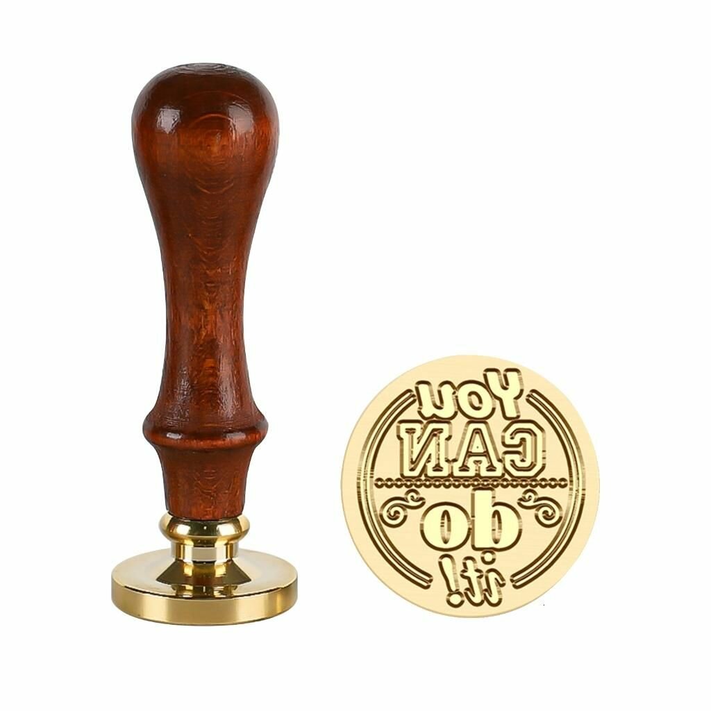 Штамп, Огненная краска серии English alphabet Seal - вы можете это сделать