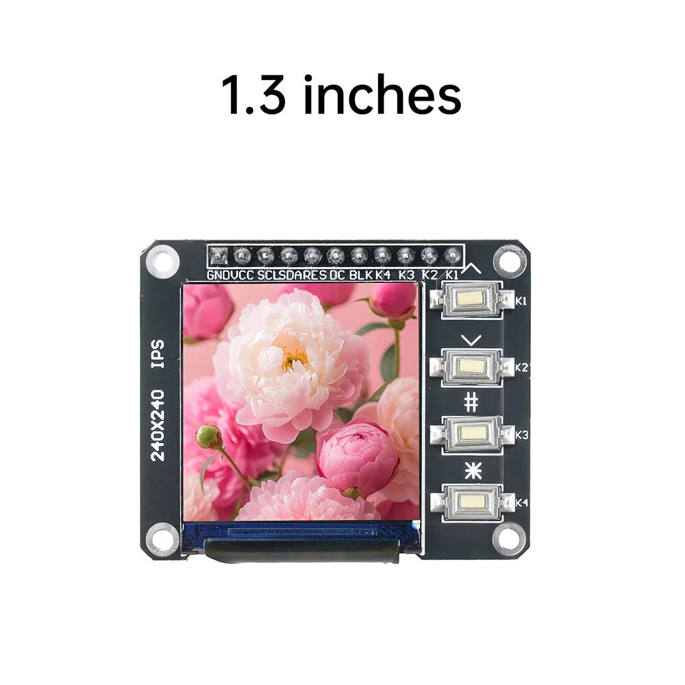 1.3" IPS ЖК-дисплей 240x210