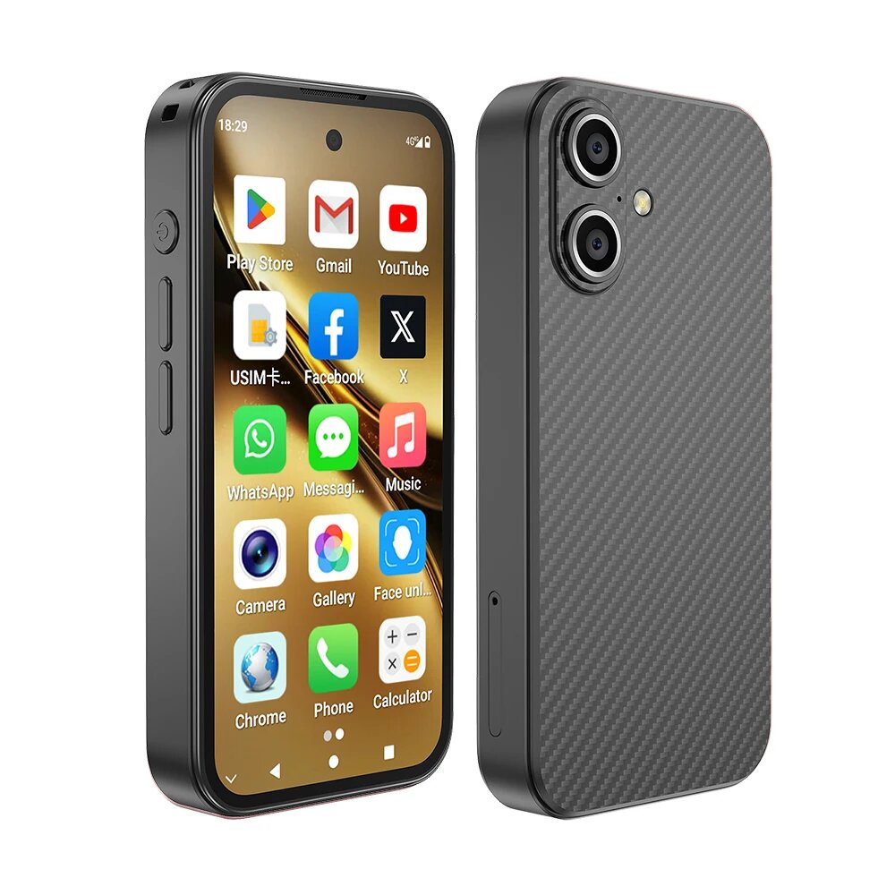 UNIWA Q333 4G черный мини-смартфон 4ГБ+64ГБ
