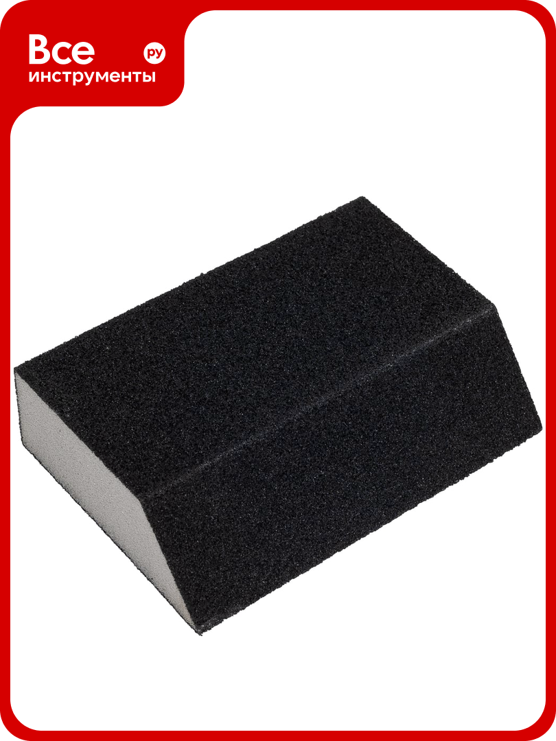 Губка абразивная шлифовальная 100x70x45x25 мм, P100 HEADROCK 140-649-100