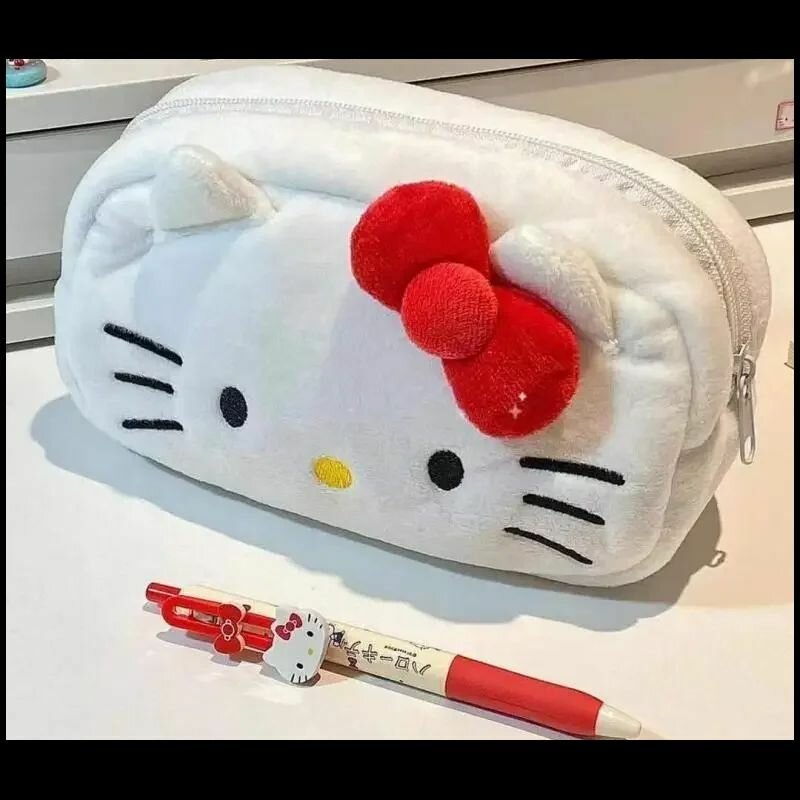 Hello Kitty плюшевый пенал школьный для девочек мальчика