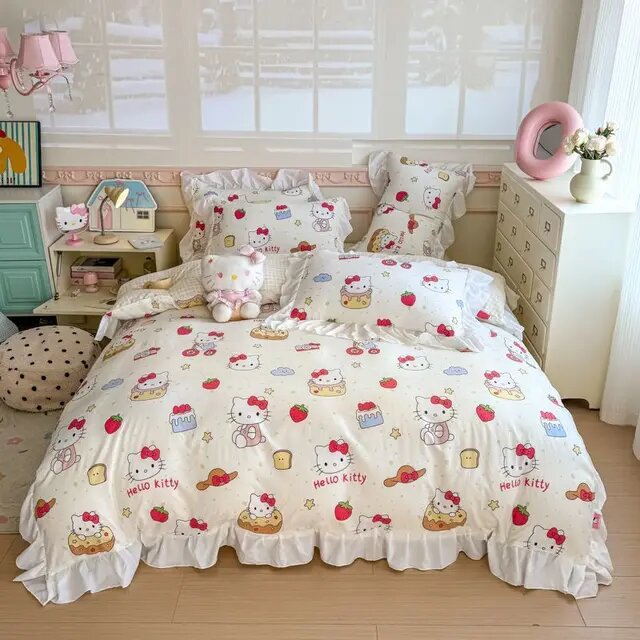 MINISO Hello Kitty хлопковое постельное белье
