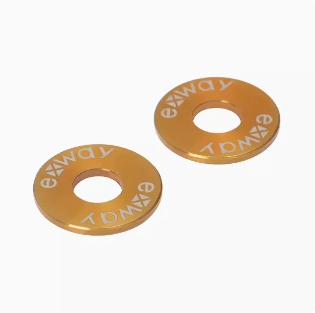 Прокладки из нержавеющей стали для скейтбордов Exway Yellow 2PCS