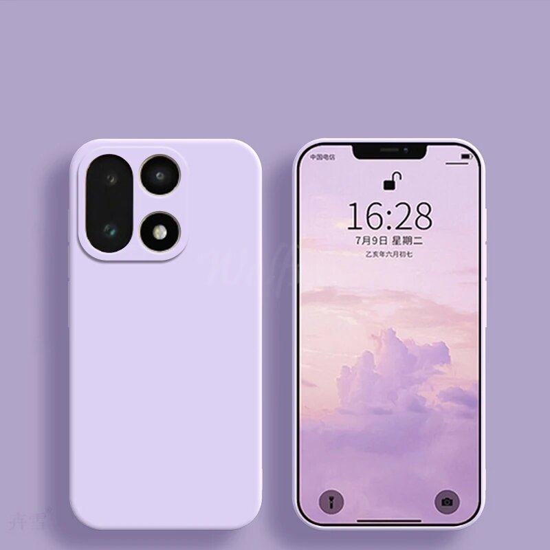 Чехол для OnePlus 15R, Grass Purple, жидкий силикон