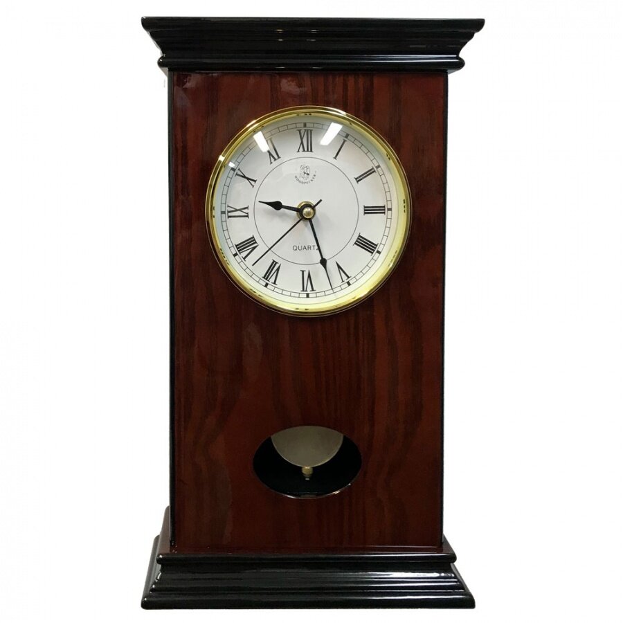 Настенные часы с маятником деревянные для интерьера дома в комнату 9270, римские цифры