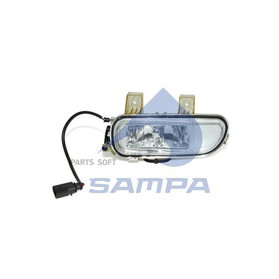 Фара противотуманная КАМАЗ-5490 MERCEDES левая SAMPA от официального дистрибьютора, SAMPA, артикул 201039