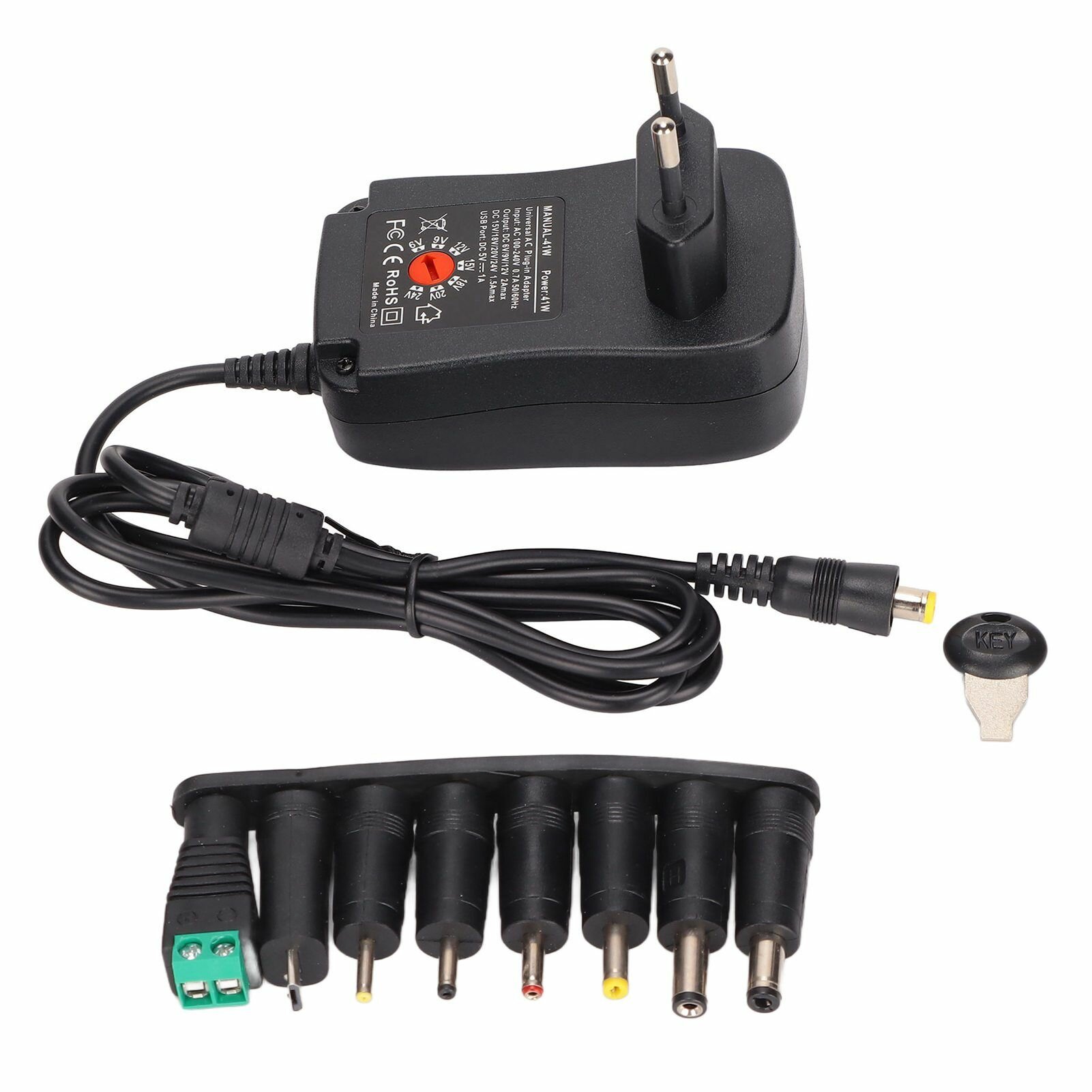 Адаптер 41Вт с регулировкой напряжения и USB