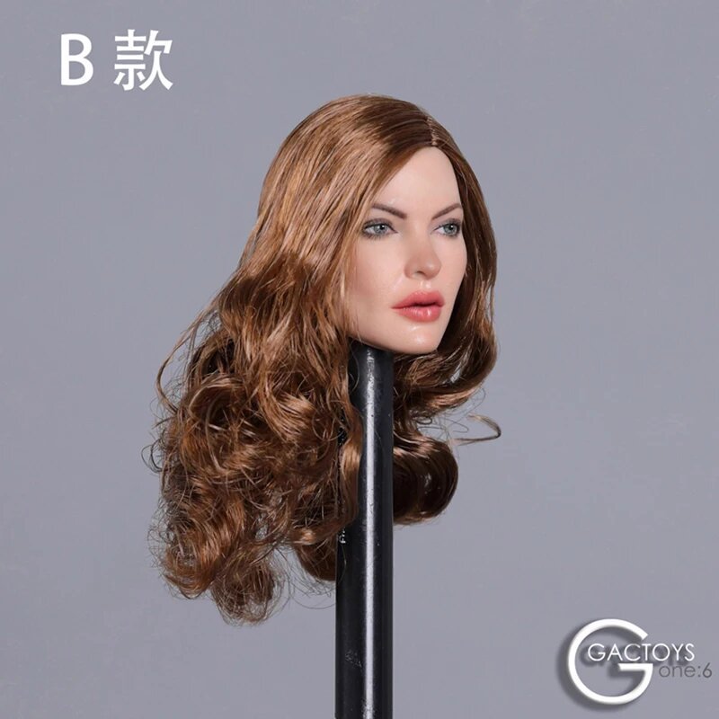 GACTOYS GC031 1/6 Женская голова с волосами B