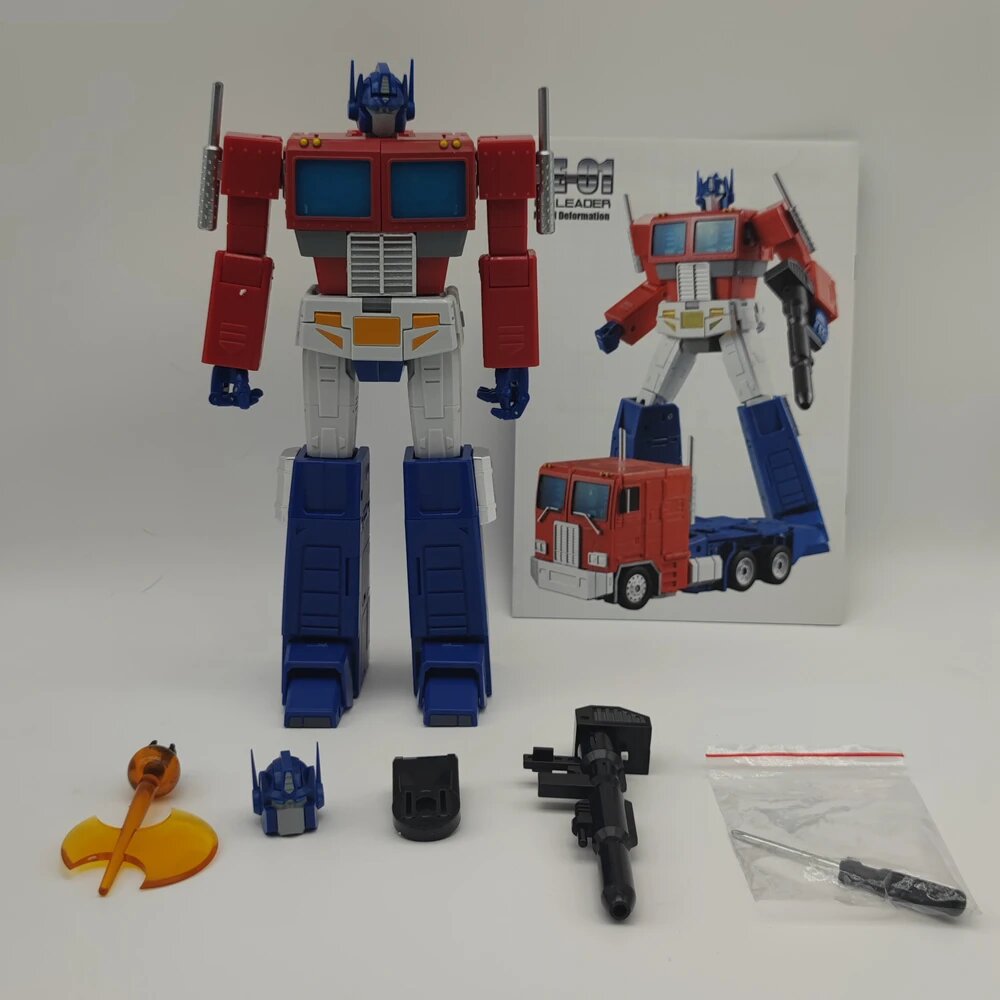 Трансформер Optimus Prime TE-01, Синий, Без коробки