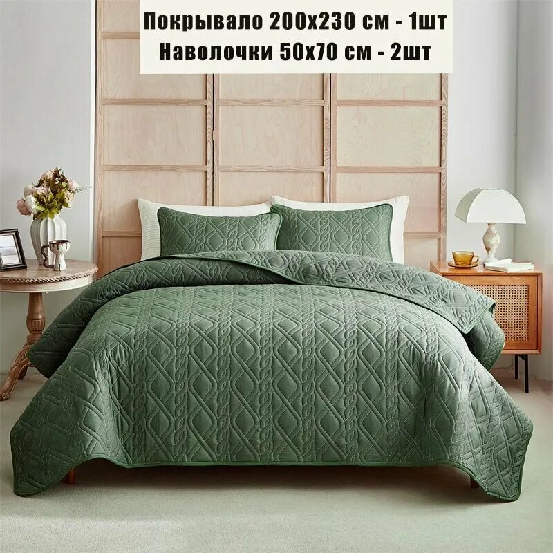 Покрывало, Лён с размерами: 230 см х 200 см