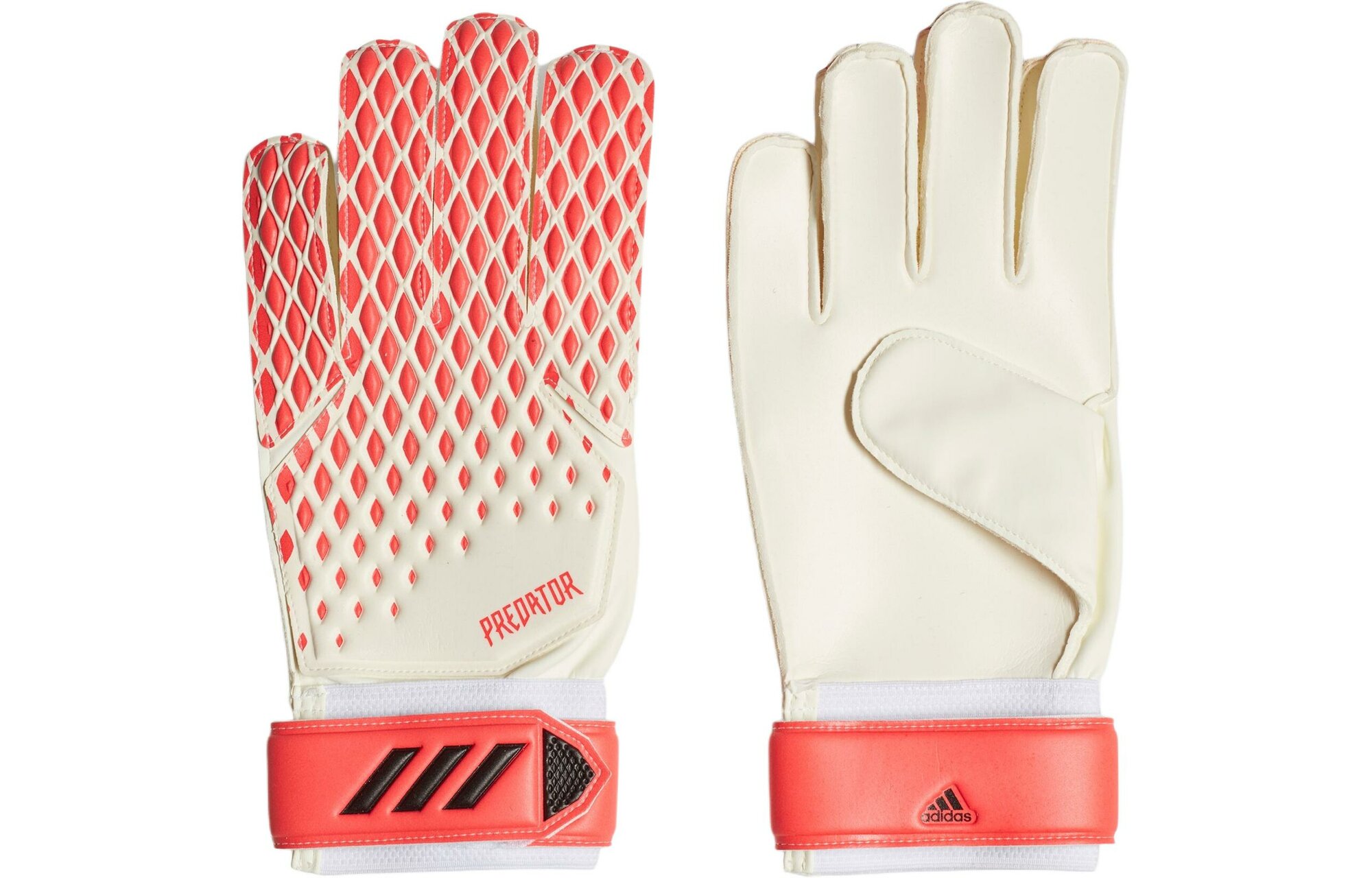 Вратарские перчатки мужские Adidas, белые, 9 EU, высокая прочность, защита от удара, оптимальная посадка